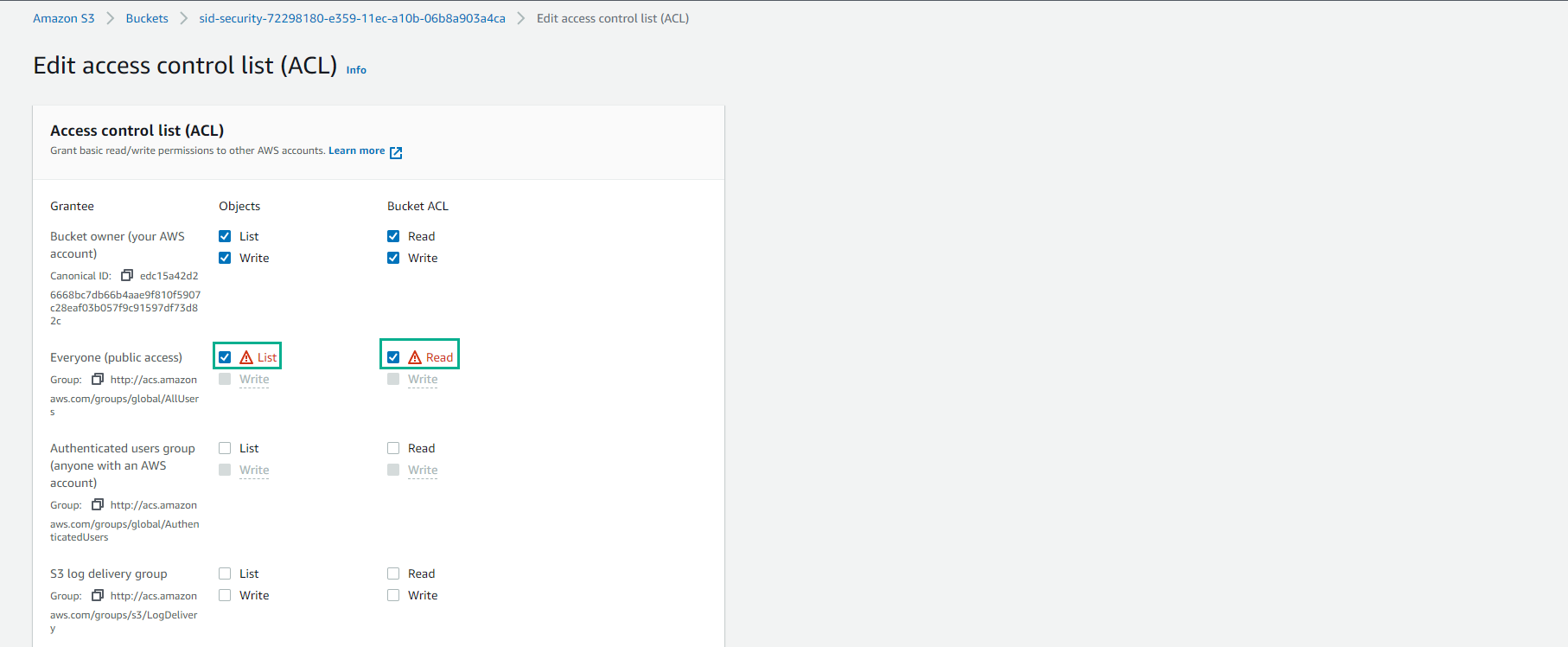 Using Aws Config To Detect Public Bucket S3 Security Best Practices